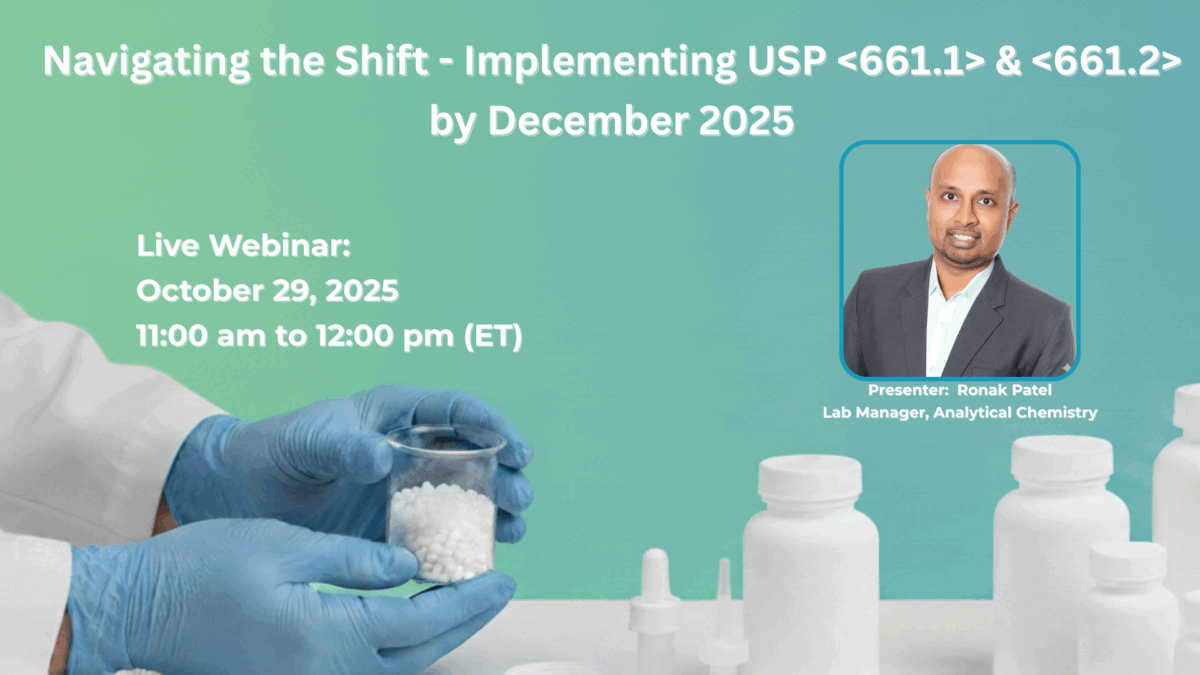 Complete USP 1207 CCI method development, validation, and analysis ...